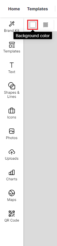 Add or change a background color or pattern – Venngage Knowledge Base
