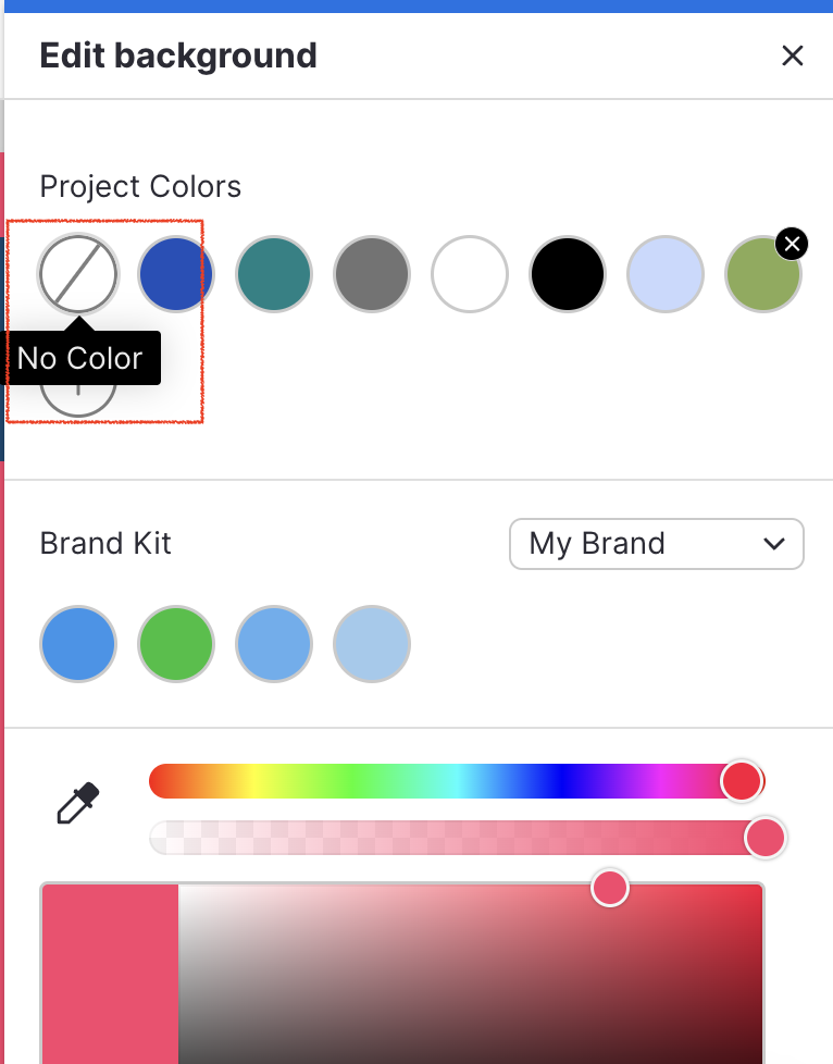Edit the background color of an accessible design – Venngage Knowledge Base
