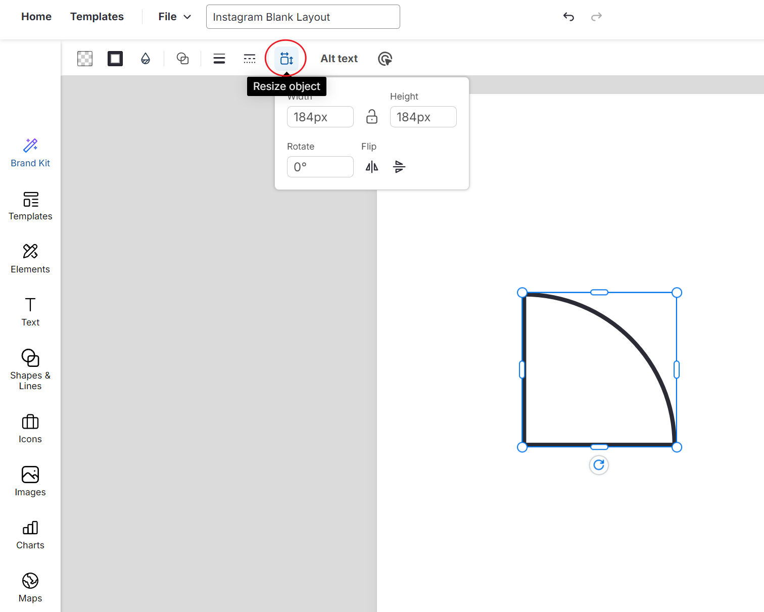 How to Resize Objects – Venngage Knowledge Base