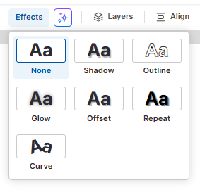 Adding Text Effects – Venngage Knowledge Base