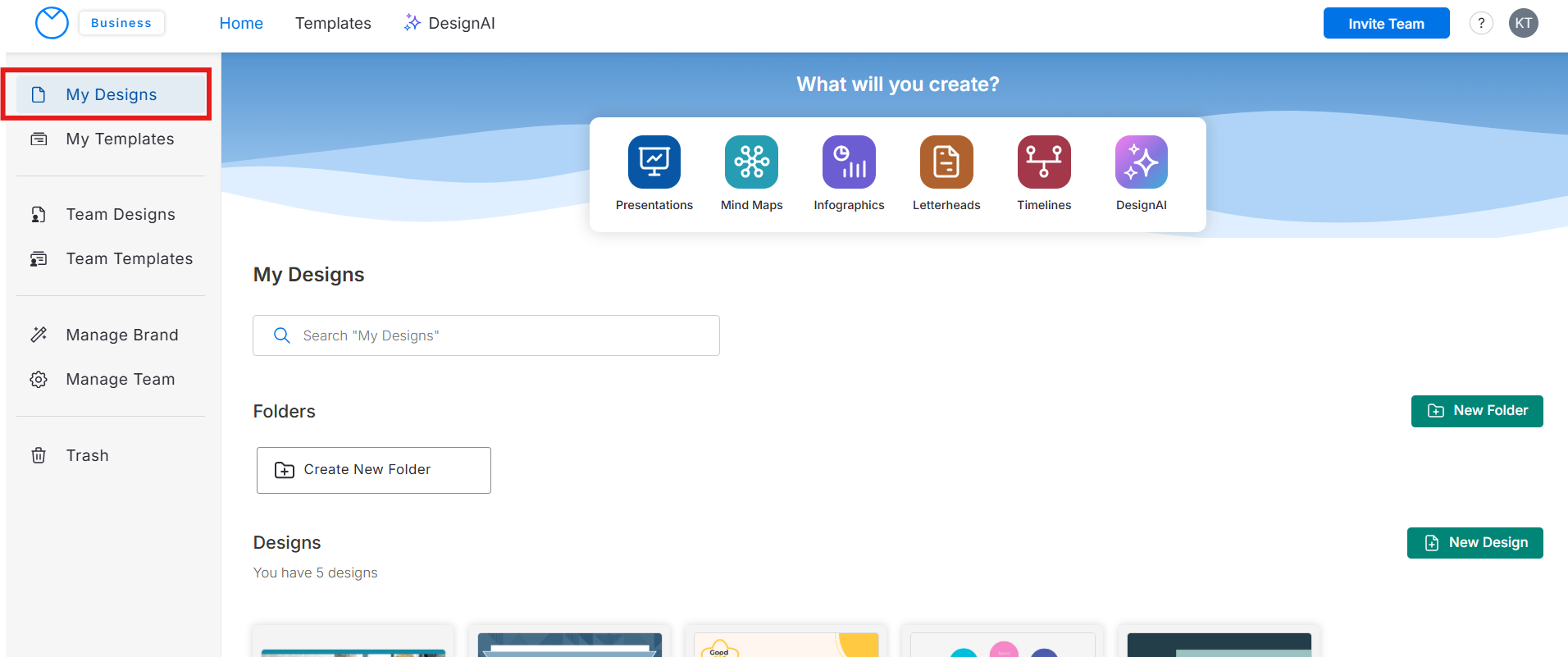 Adding Folders – Venngage Knowledge Base