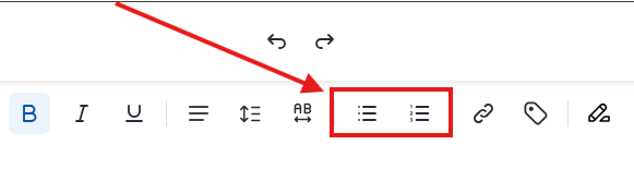 Create Numbered or Bulleted Lists – Venngage Knowledge Base