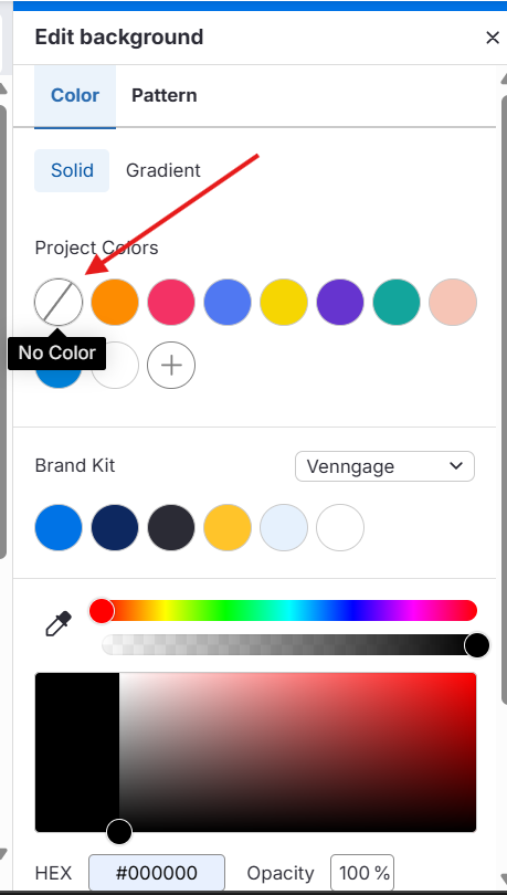 Edit the Background Color of an Accessible Design – Venngage Knowledge Base