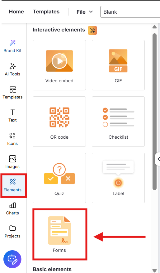 Adding Text Fields for Forms – Venngage Knowledge Base