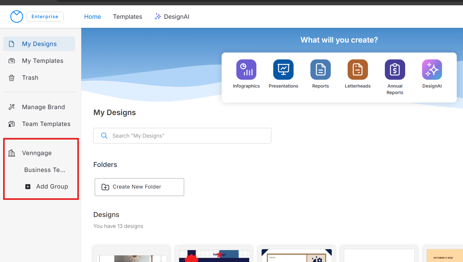 Inviting Members to Your Enterprise Account – Venngage Knowledge Base