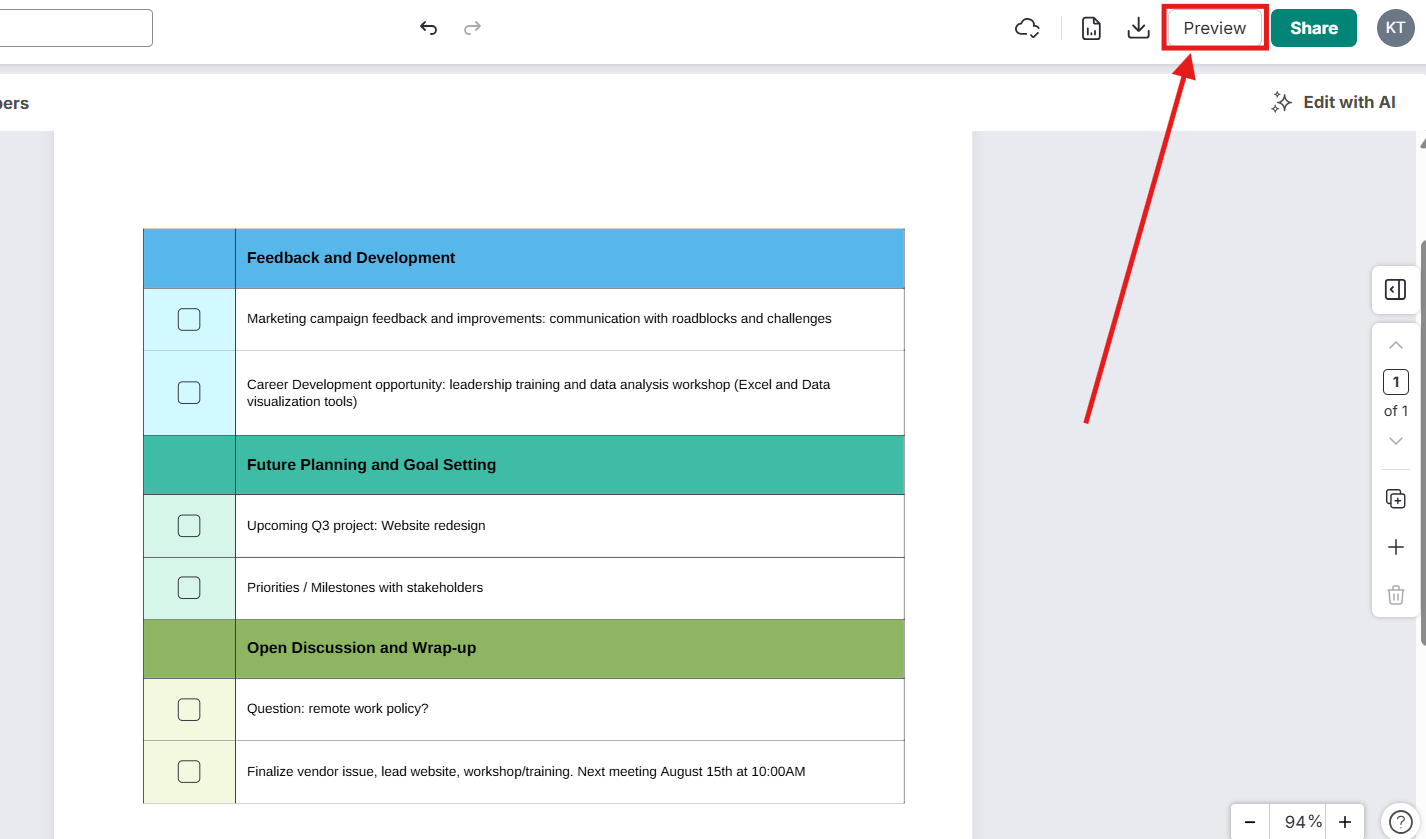 Interactive Checklists – Venngage Knowledge Base